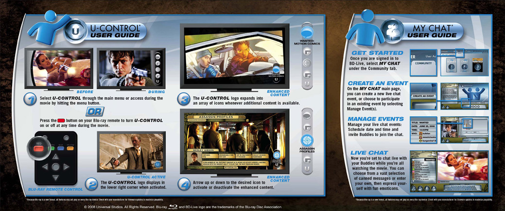 Amazon.com: Wanted [Blu-ray] : James McAvoy, Morgan Freeman, Angelina ...