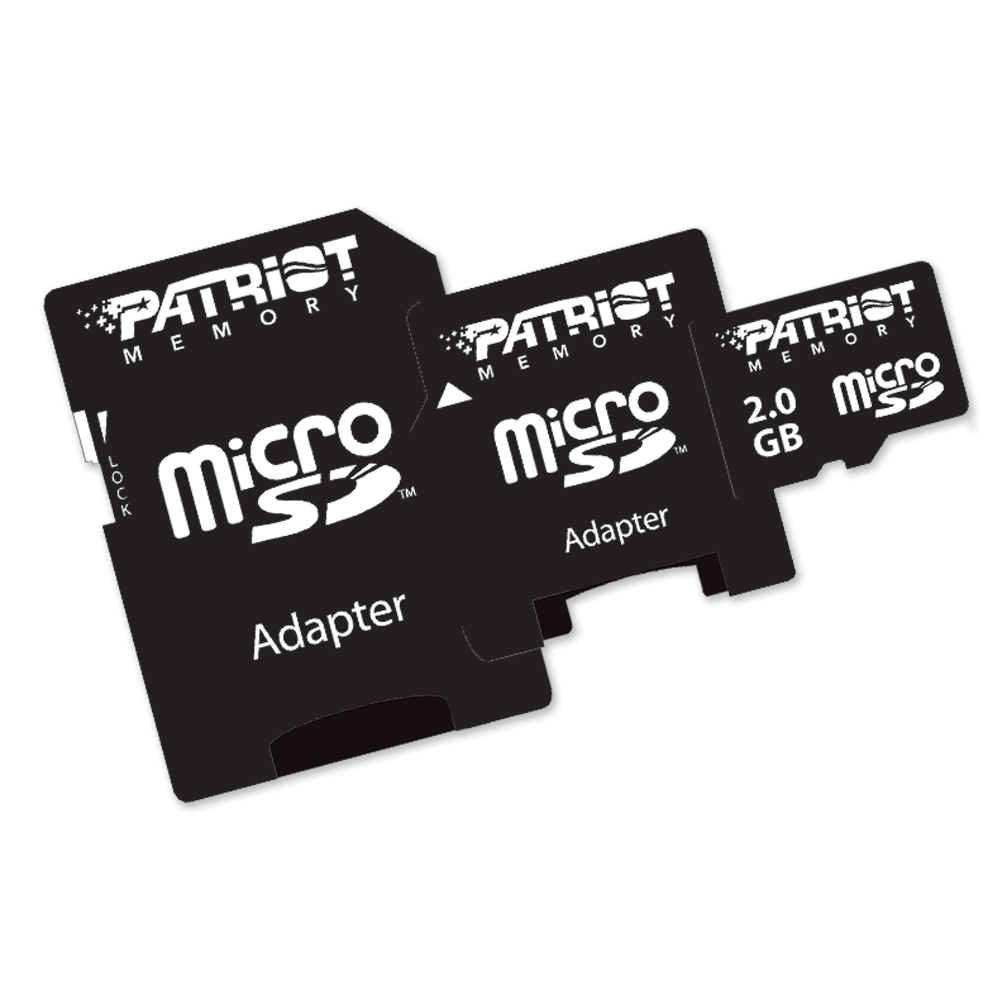 Amazon.com: Patriot PSF2GMCSD3P 2GB MicroSD Card with MiniSD and SD ...