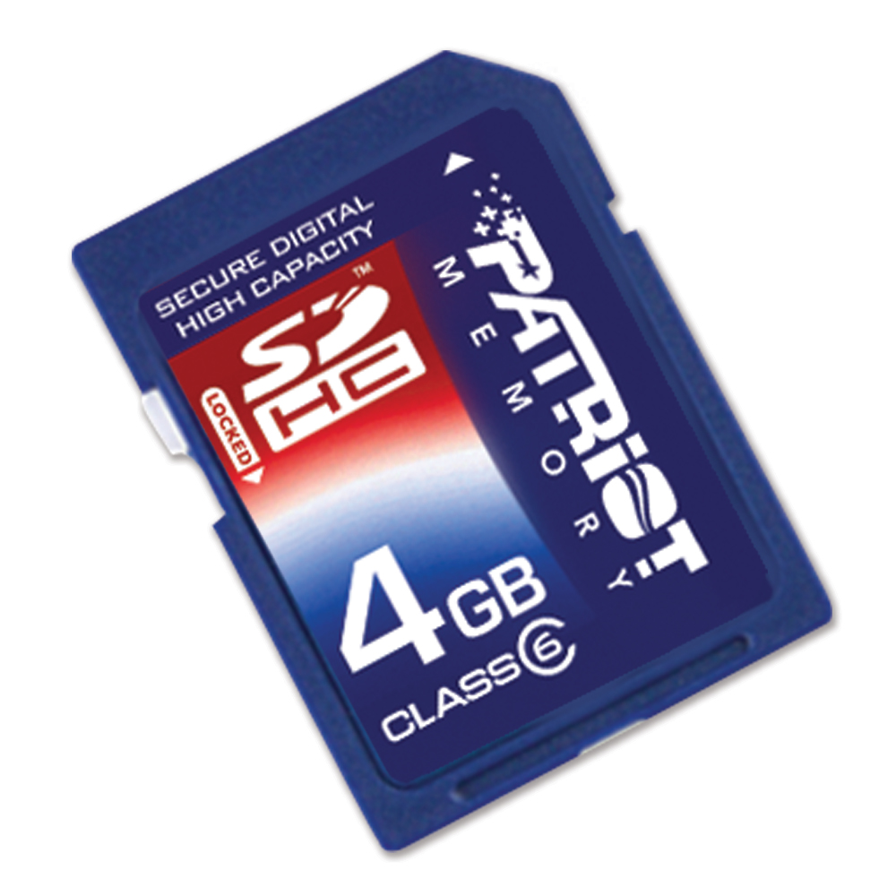 Amazon.com: Patriot PSF4GSDHC6 4GB Signature Line SDHC Class 6 Flash ...