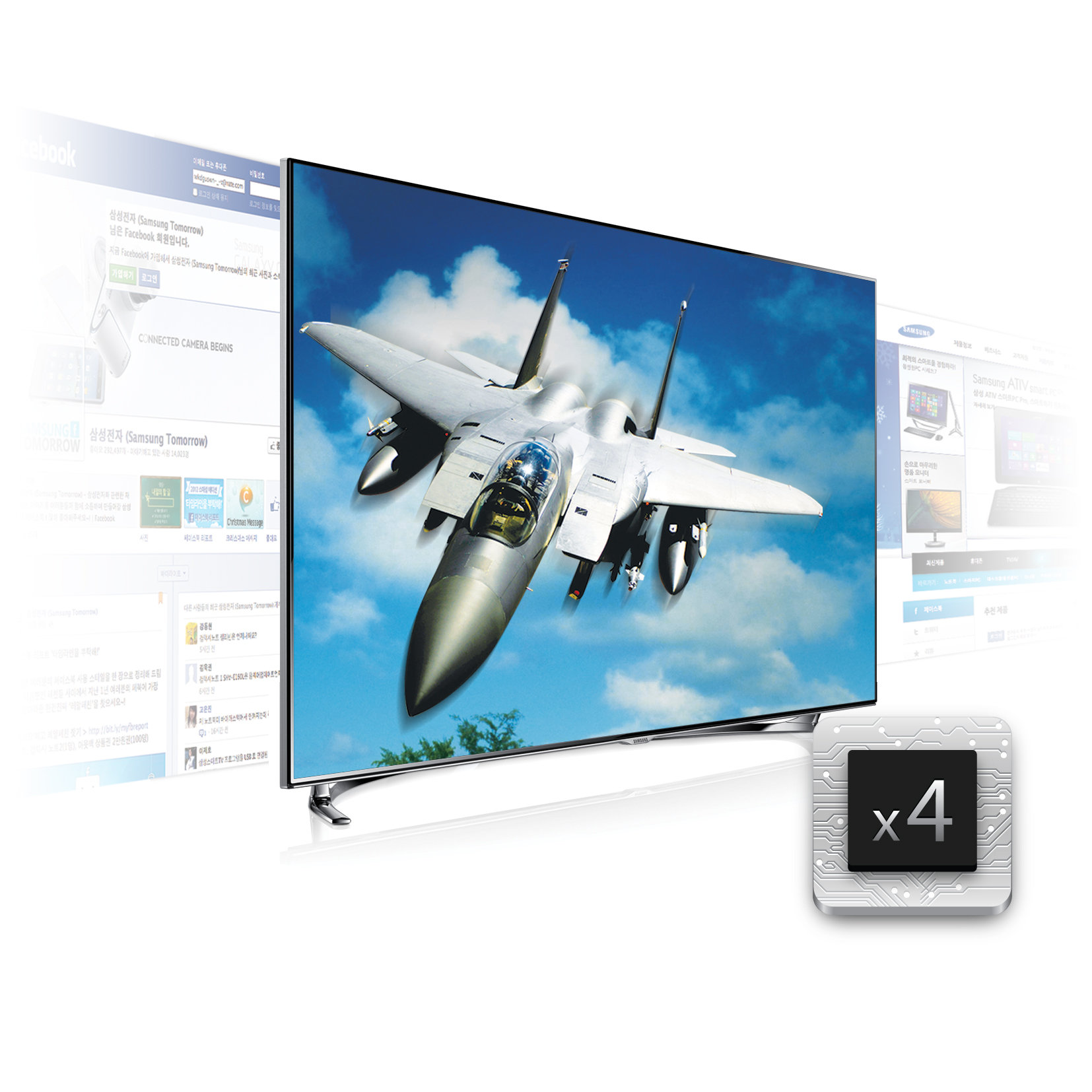 Amazon.com: Samsung UN55F8000 55-Inch 1080p 240Hz 3D Ultra Slim Smart ...