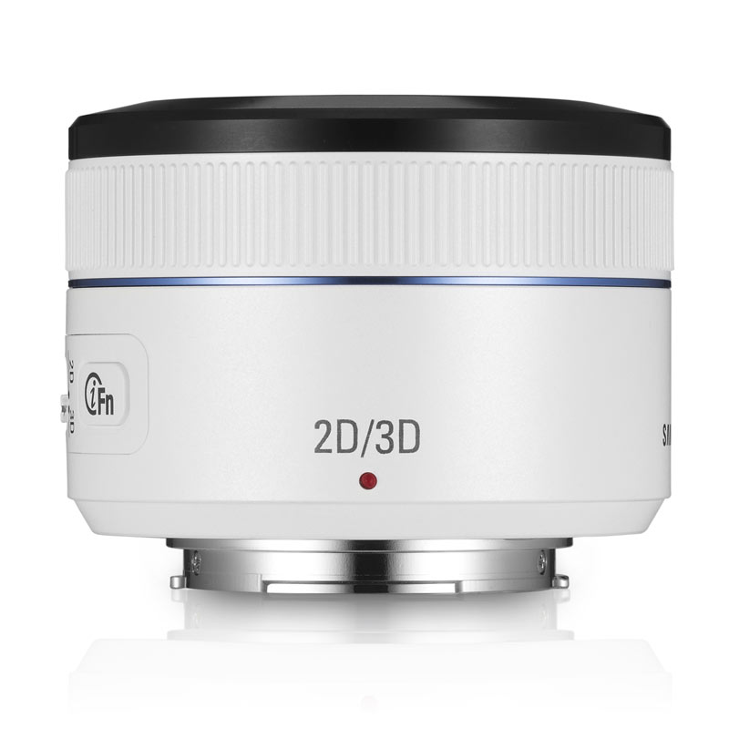 Amazon.com : Samsung NX 45mm f/1.8 2D/3D Camera Lens (White) : Camera ...