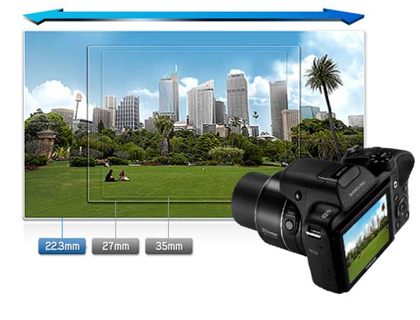 Amazon.com: Samsung WB1100F 16.2MP CCD Smart WiFi & NFC Cámara digital ...