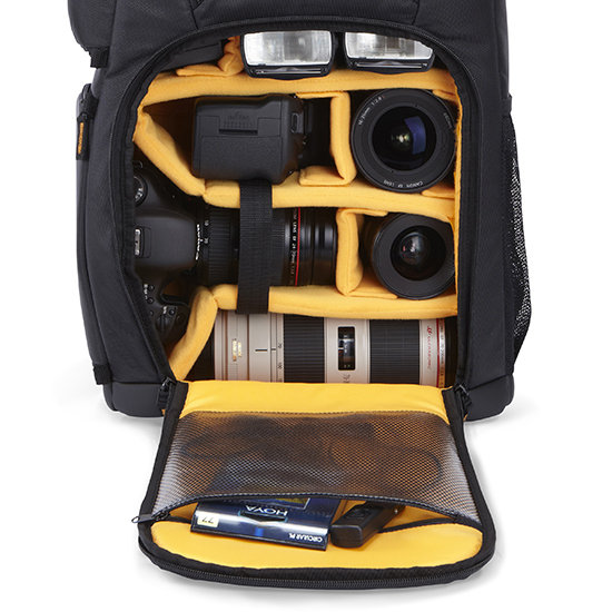 Amazon.com : Case Logic KBP-101 Kilowatt Large Backpack for Pro DSLR ...