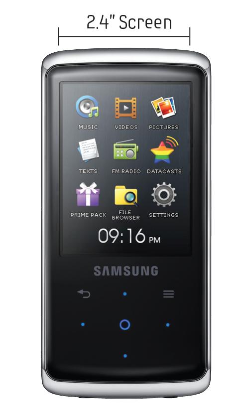 Amazon.com: Samsung Q2 Flash 16 GB Memory Portable Media Player (Blue ...