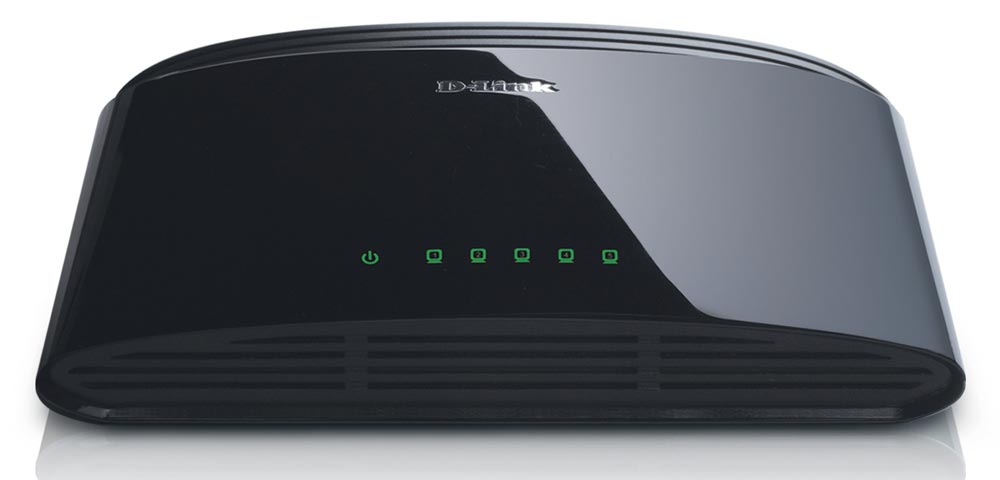 D-Link 5-Port Fast Ethernet Unmanaged Desktop Switch, Plug and play ...