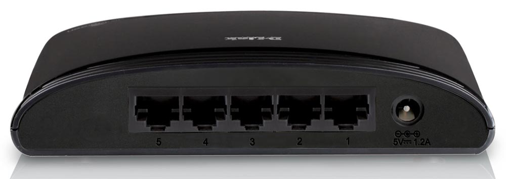 D-Link 5-Port Fast Ethernet Unmanaged Desktop Switch, Plug and play ...
