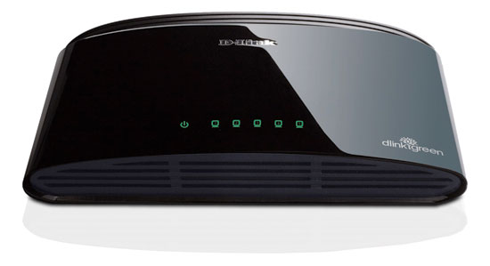 D-Link 5-Port Gigabit Unmanaged Desktop Switch, Plug and play, Fanless design, D-Link Green ...