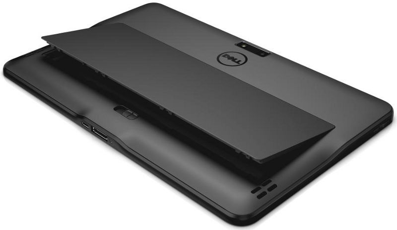 Latitude 10 - Latitude 10 Tablet: Battery partially removed view