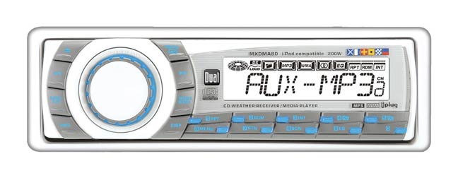 Amazon.com: Dual MXDMA8030 In-Dash Marine AM/FM/CD/MP3/iPod/Aux ...
