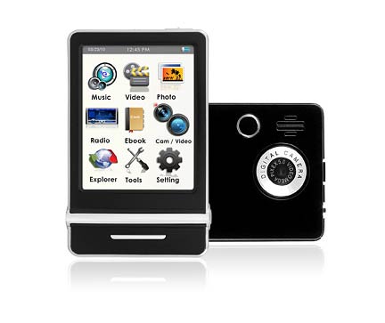 Ematic 8 GB Video MP3 Player with 3-Inch Touchscreen, Built-in 5MP ...