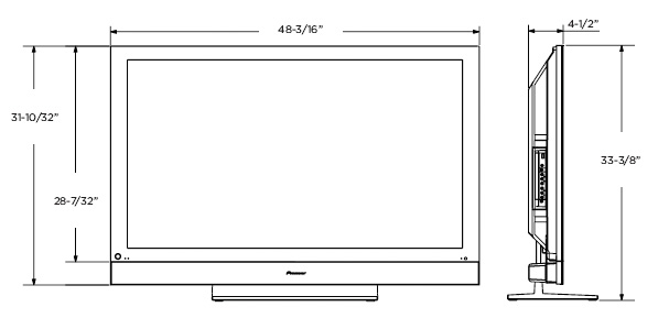 Amazon.com: Pioneer PDP-5080HD 50-Inch 720p Plasma HDTV : Electronics