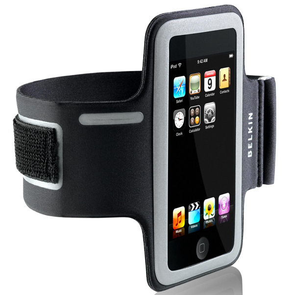 Amazon.com: Belkin Sport Armband Case for iPod touch 1G (Black/Gray ...