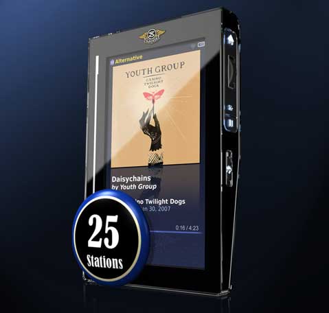 Amazon.com: Slacker 4 GB Portable Radio with 25 Stations (Black ...