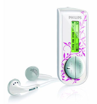 Amazon.com: Philips SA41 2 GB Flash MP3 Player with Changable Front ...