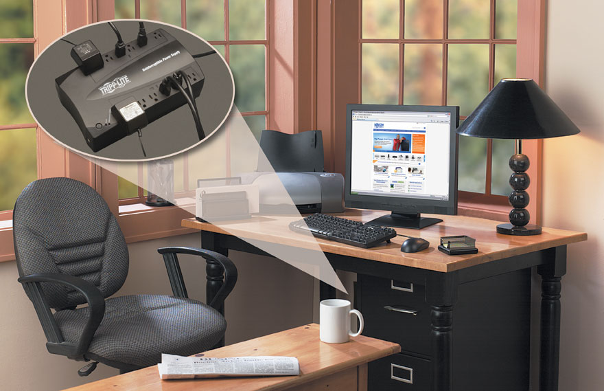 Tripp Lite AVR900U AVR 900VA Compact Line-Interactive UPS 12 Outlets ...