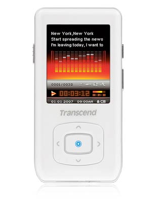 Amazon.com: Transcend T.sonic 850 4 GB Video MP3 Player (White ...