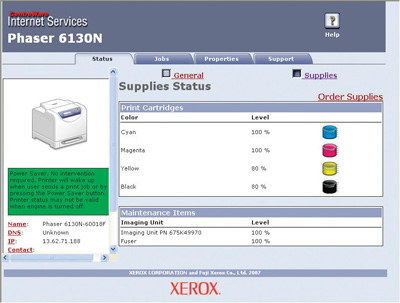Amazon.com: Xerox Phaser 6125/N Color Laser Printer: Electronics