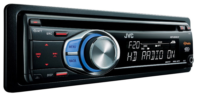 Amazon.com: JVC KD-HDR20 Single-DIN CD/HD Radio/MP3/WMA-Compatible ...