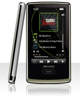 Amazon.com: Archos 3 Vision 8 GB Video MP3 Player (Chocolate Brown ...