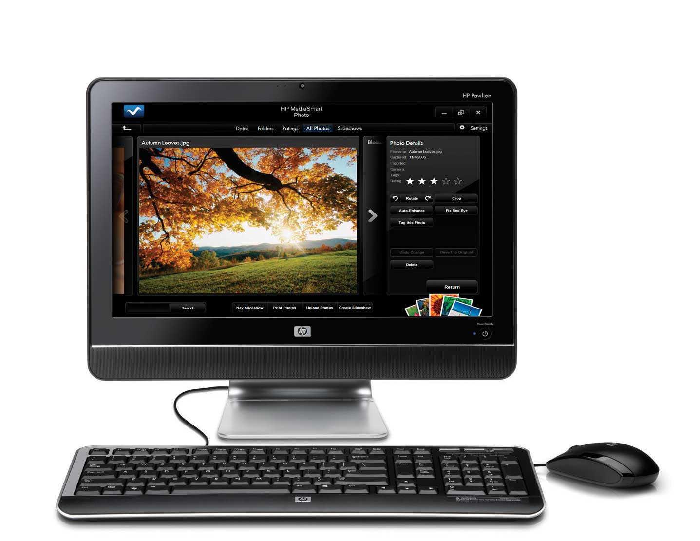 HP Pavilion MS225 18.5-Inch All-in-One Desktop PC Black (Windows 7 Home ...
