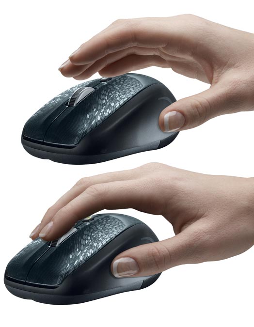 Amazon.com: Logitech Couch Mouse M515 for PC or Mac - Silver Dust ...