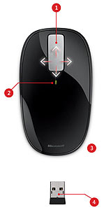 Amazon.com: Microsoft Explorer Touch Mouse - Coal Black