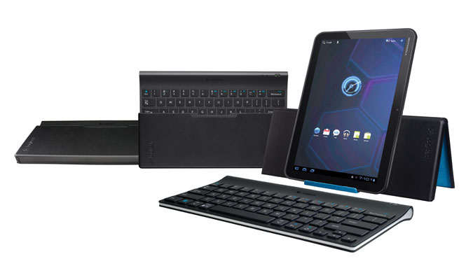 Logitech Tablet Keyboard for Android 3.0+ (Keyboard-and-Stand Combo ...