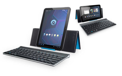 Amazon.com: Logitech Tablet Keyboard for Android 3.0+ (Keyboard-and ...