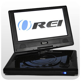 Amazon.com: Orei DVD-P901 9-Inch Swivel Screen Multi Region Free ...