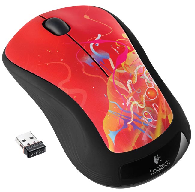 Amazon.com: Logitech Wireless Mouse M310 - Crimson Ribbons : Electronics