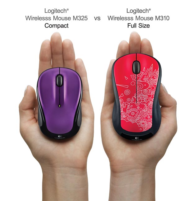 Logitech 910-003120 M325 Wireless Mouse for Web Scrolling - Vivid ...