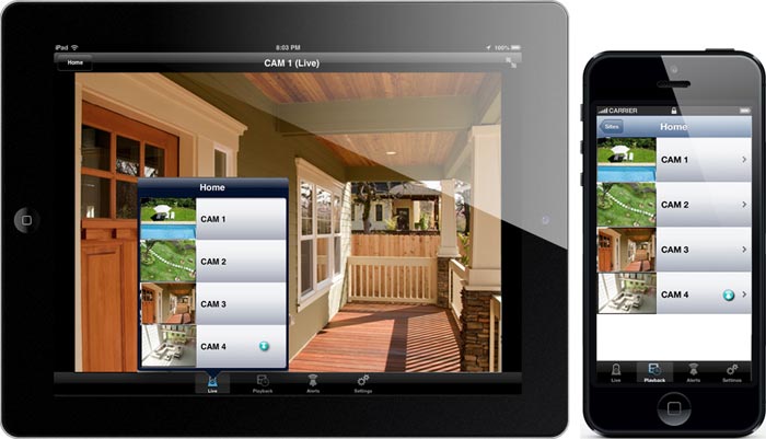 Logitech Alert 750n Indoor Master System with Wide-Angle Night Vision ...