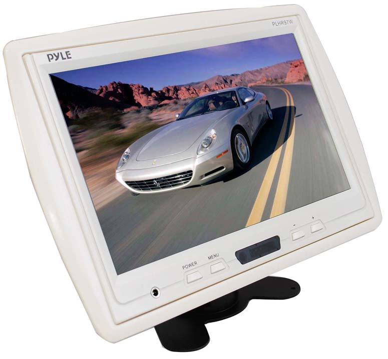 Amazon.com: PYLE PLHR97W 9-Inch TFT LCD Headrest Monitor with Stand (White)