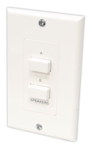 Amazon.com: in Wall Speaker Selector Switch - Home Audio 2-Channel A/B ...