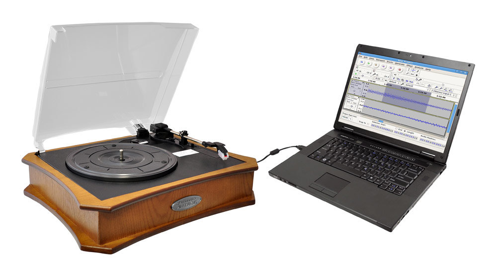 Amazon.com: Pyle Home PVNTT5UT Retro Style Vinyl Turntable with USB-To ...