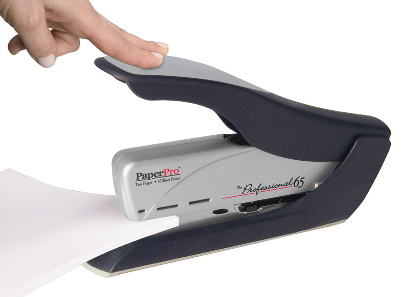 PaperPro 1210 inHANCE + Stapler, 65-Sheet Capacity, Black/Silver ...