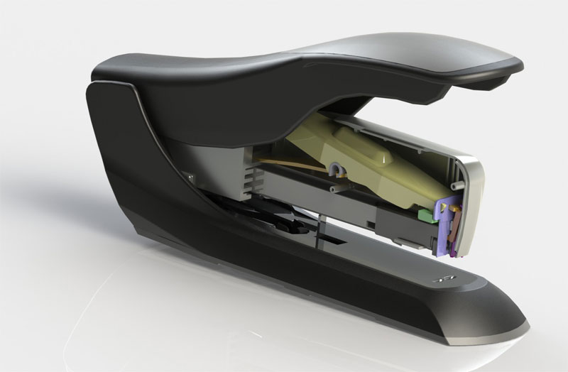 PaperPro 1210 inHANCE + Stapler, 65-Sheet Capacity, Black/Silver ...