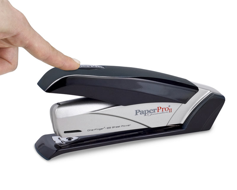 PaperPro inFLUENCE+28 Executive Stapler - One Finger, No Effort, Spring ...