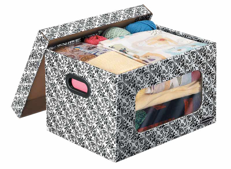 Amazon.com : Bankers Box® Stackable Storage Box, Medium (4663601 ...