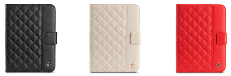 Amazon.com: Belkin Quilted Cover with Stand for iPad mini (Cream ...