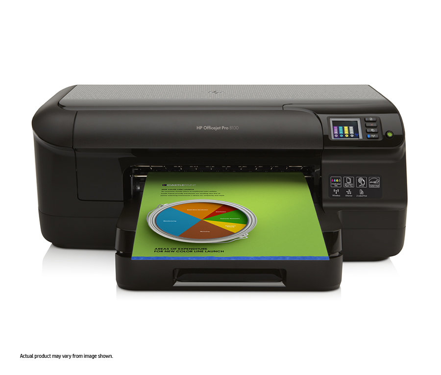 HP OfficeJet Pro 8100 Wireless Photo Printer with Mobile Printing ...