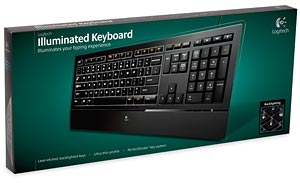 Logitech Illuminated Ultrathin Keyboard K740 with Laser-Etched Backlit ...