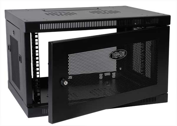 Tripp Lite SRW10US 10U Wall Mount Rack Enclosure Cabinet with Door and ...