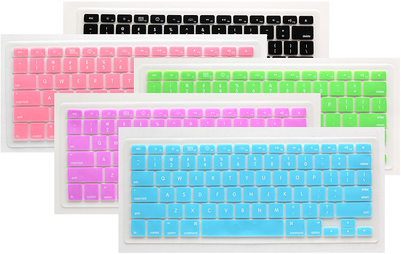 Amazon.com: V7 Color Touch Pro Silicone Keyboard Protector (MB1357BLK)