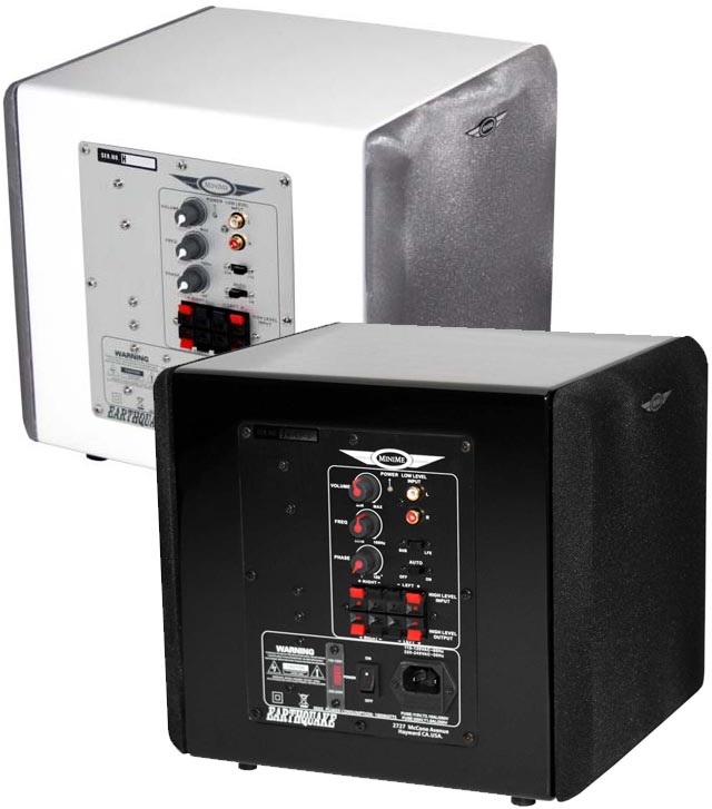 Amazon.com: Earthquake Sound MiniMe P8 White Passive Tuned Mini ...