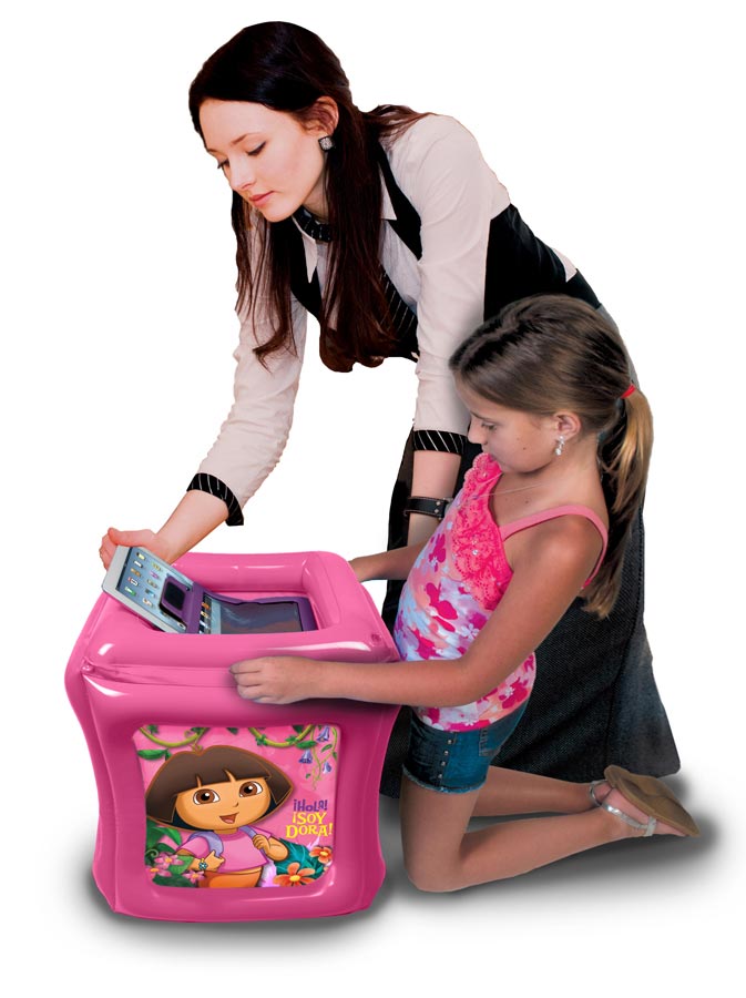 Amazon.com: CTA Digital Dora the Explorer Inflatable Play Cube for iPad ...