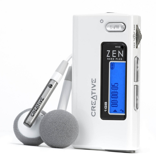 Amazon.com: Creative Zen Nano Plus 1 GB MP3 Player (White) : Electronics