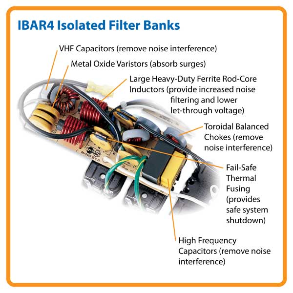 Tripp Lite ISOBAR4 Isobar Surge Protector Metal 4 Outlet 6 Feet Cord ...