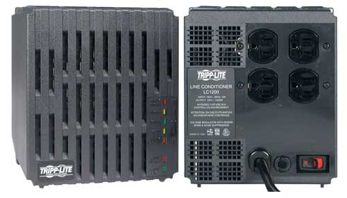 Tripp Lite LC1200 Line Conditioner 1200W AVR Surge 120V 10A 60Hz 4 ...