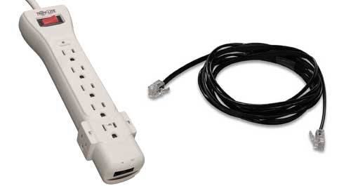 Super6tel Protect It 7out Blockrj11 6ft-cord 808j 20k-ins Emi/rfi ...